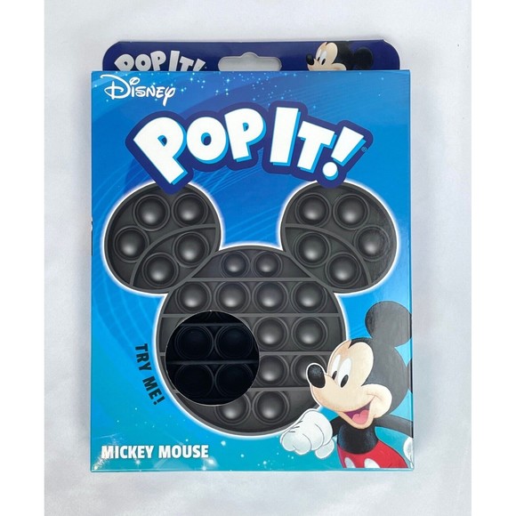 Gamewright | Toys | Disney Mickey Mouse Head Pop It Fidget Black | Poshmark